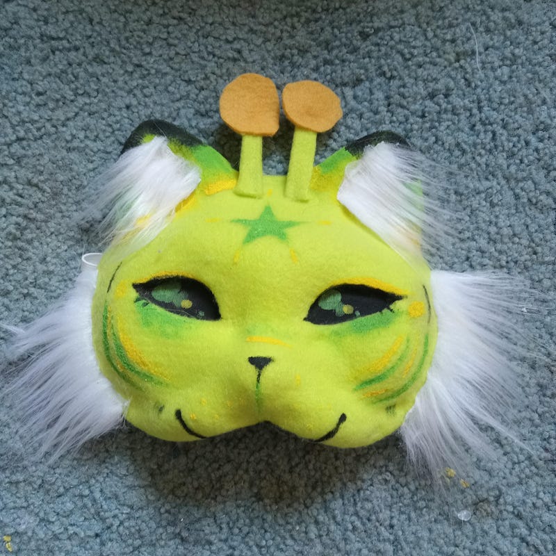 Therian Mask Alien Cat - Etsy