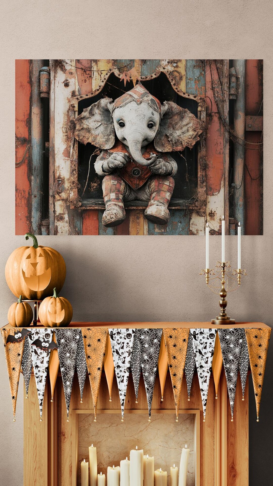 Carnival of Rust Baby Elephant Museum-quality Matte Paper Poster - Etsy