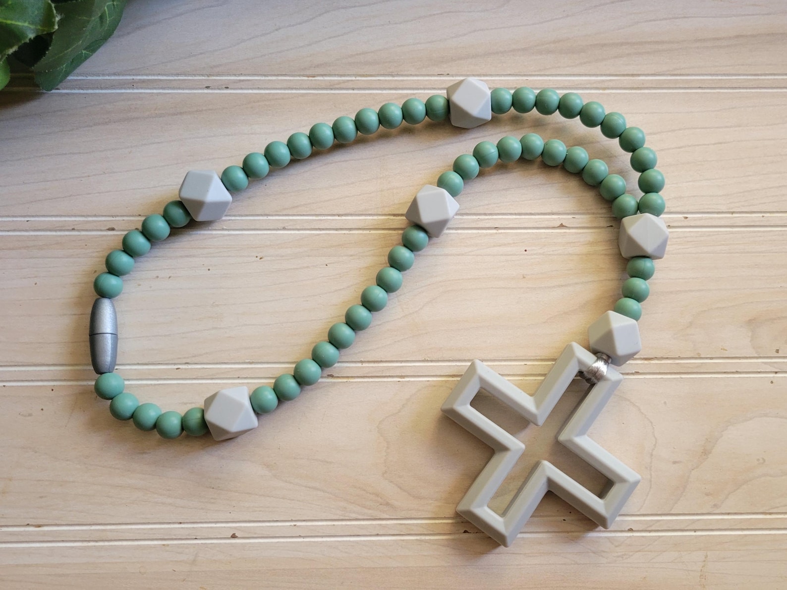 Silicone Rosary, Baby and Child's First Rosary, Baptism Gift, Sensory ...