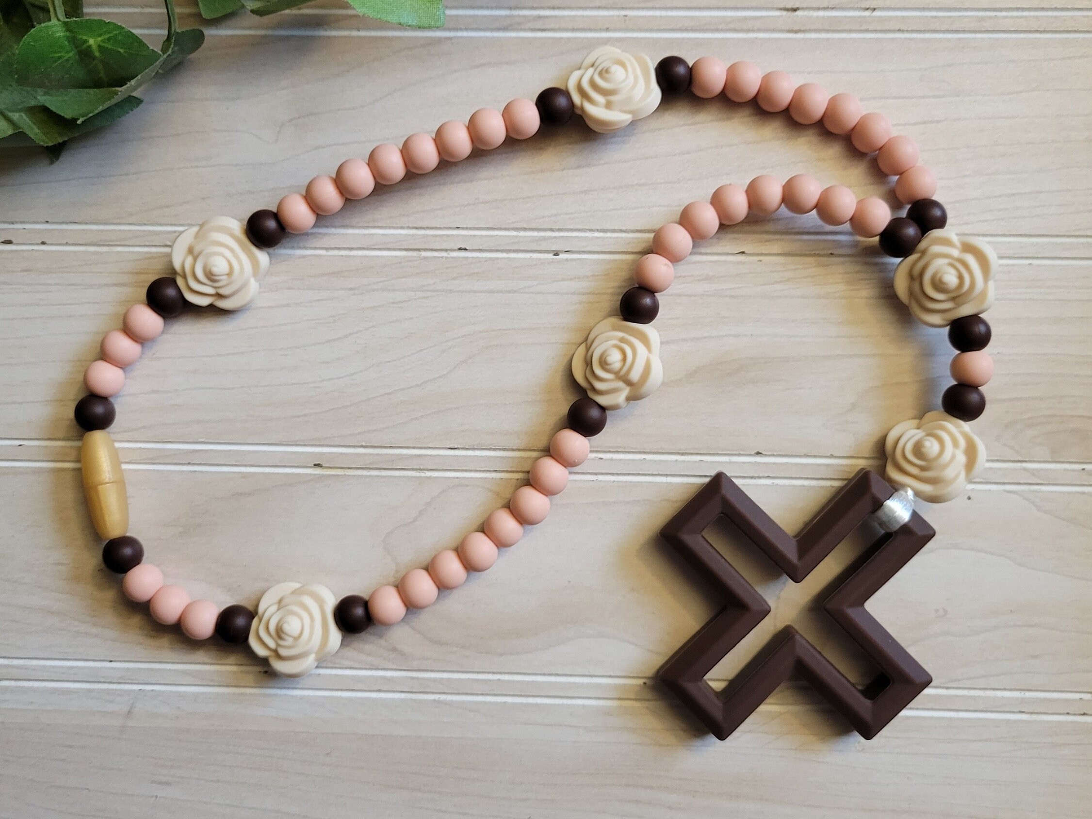Silicone Rosary, Baby and Childs First Rosary, Baptism Gift, Sensory ...