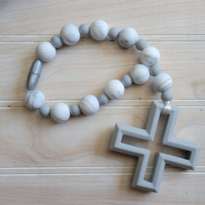 Silicone Decade Rosary, Baby and Childs First Rosary, Baptism Gift ...