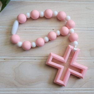 Silicone Decade Rosary, Baby and Childs First Rosary, Baptism Gift ...