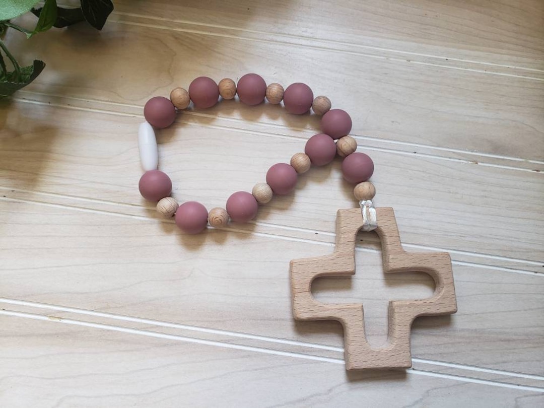 Girl Colored Silicone Decade Rosary, Baby and Child's First Rosary ...
