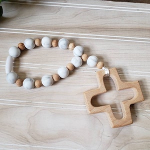 Boy Colored Silicone Decade Rosary, Baby and Child's First Rosary ...