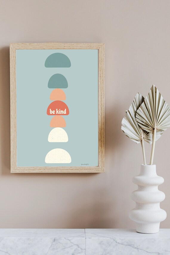 Be Kind Digital Printable File Digital Print Inspiring - Etsy