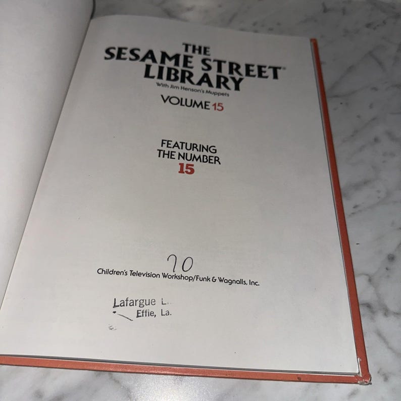 Vintage 1979 the Sesame Street Treasury Library Lot of 15 Vol 1,3,8-12 ...