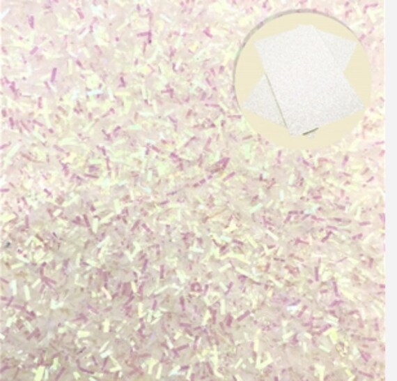 White Tinsel Faux Leather Sheets Great for Baby Bows Ear | Etsy