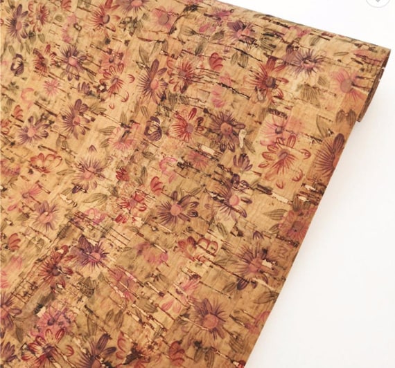 DAISY Cork-8x12 Thin Cork Sheet Natural Cork | Etsy