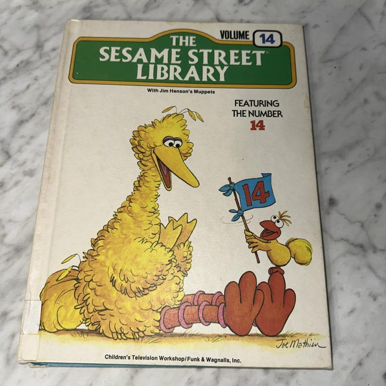 Vintage 1979 the Sesame Street Treasury Library Lot of 15 Vol 1,3,8-12 ...