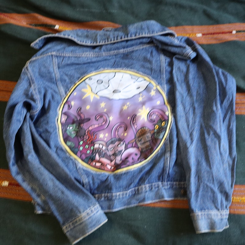 Witch Denim Jacket - Etsy