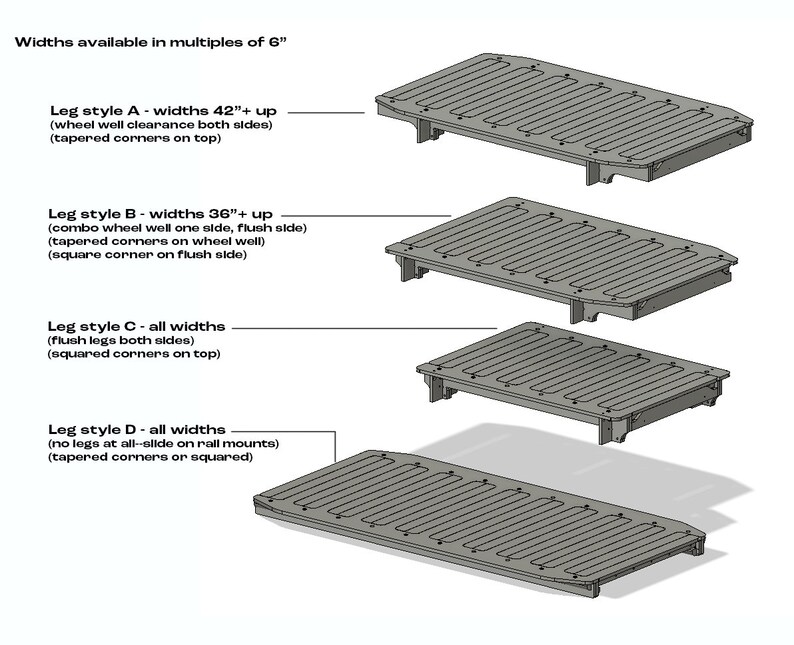Customizable Expandable-length Camper Platform - Etsy