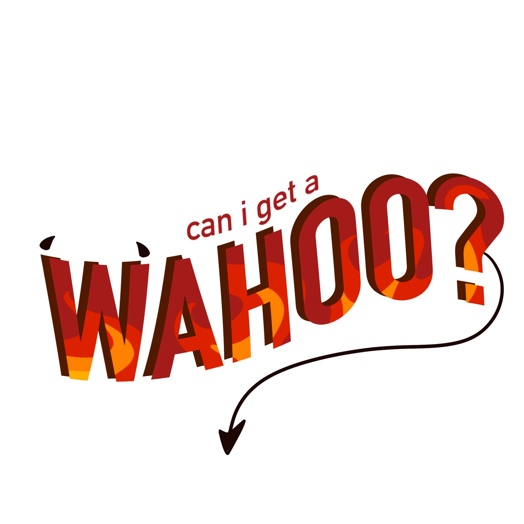 Good Omens can I Get A Wahoo Sticker - Etsy