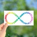 Autism Acceptance Rainbow Infinity Symbol Autism SVG PNG Cut Files ...