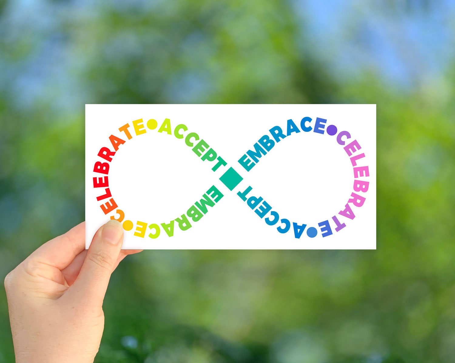 Autism Acceptance Rainbow Infinity Symbol - Autism SVG PNG Cut Files ...