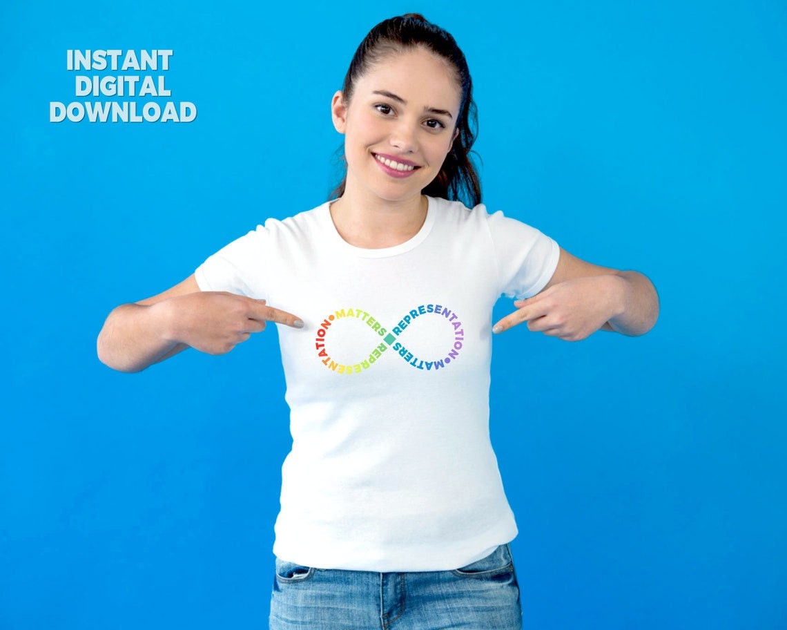 Autism Acceptance Rainbow Infinity Symbol Autism SVG PNG Cut Files ...