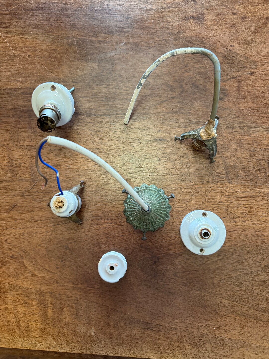 Vintage French Light Connectors & Ceiling Roses - Etsy