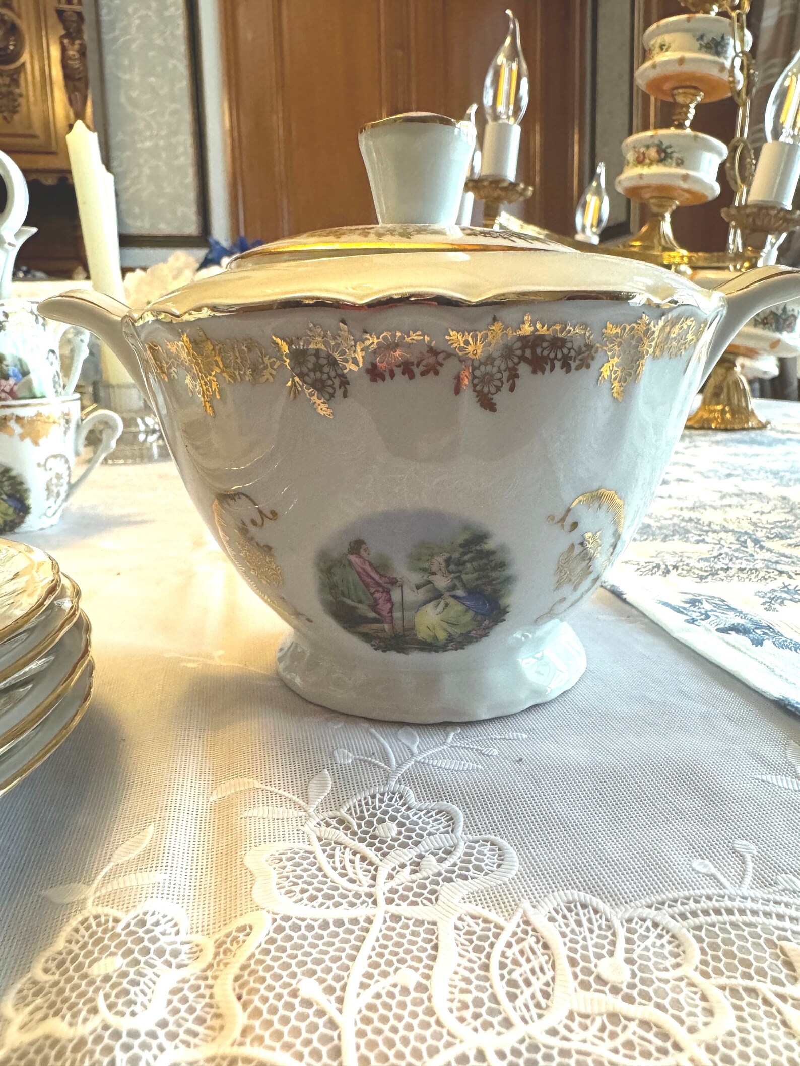 Beautiful Vintage French Tea, Coffee Set - Etsy