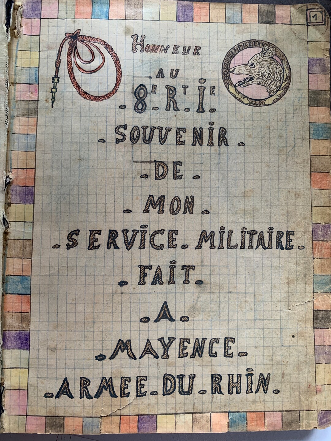 Vintage French Souvenir Scrap Book - Etsy