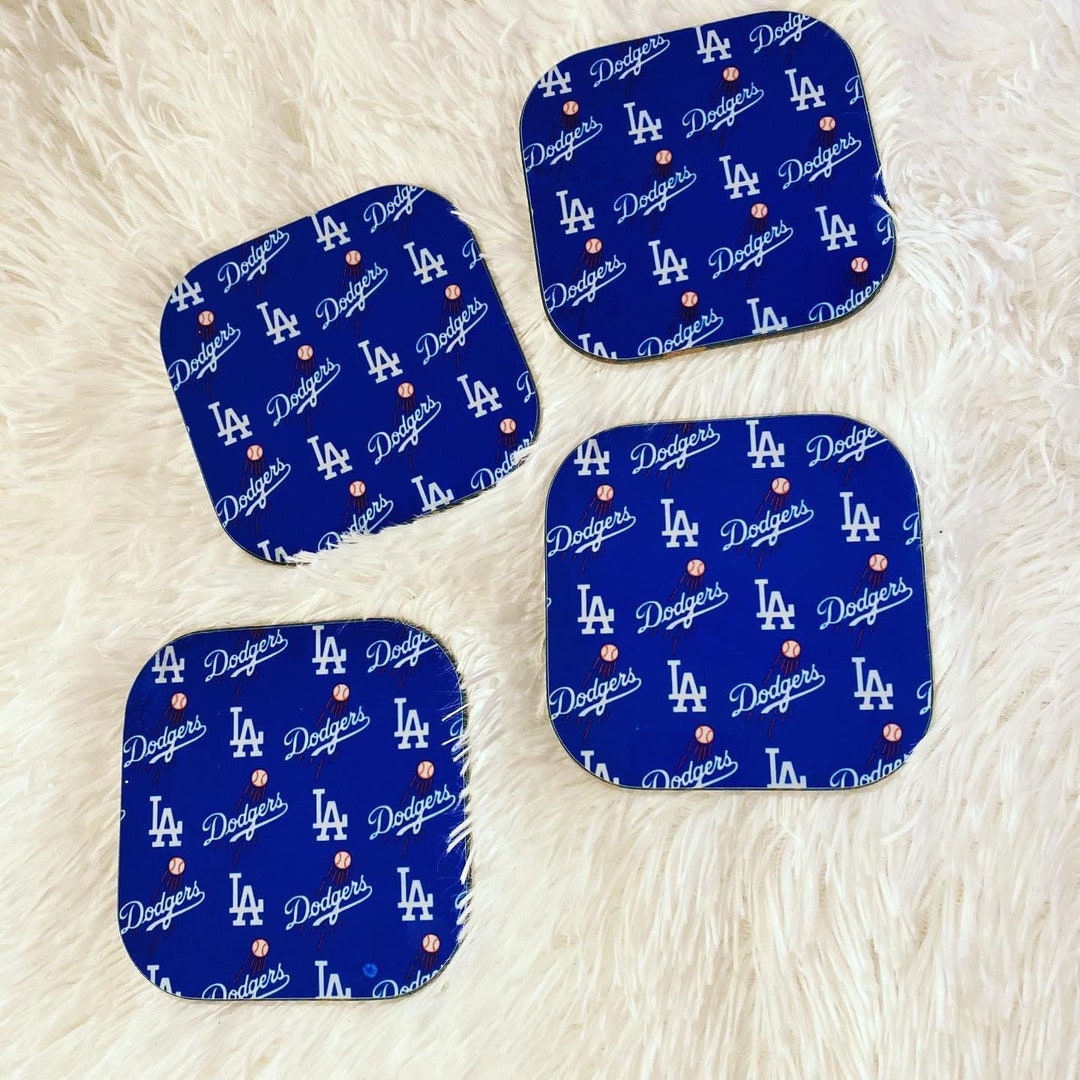 LA Dodgers Coaster's Set of 4 - Etsy