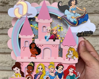 Princess Shaker Cake Topper - Etsy