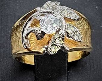 18k Electroplate Ring | Etsy