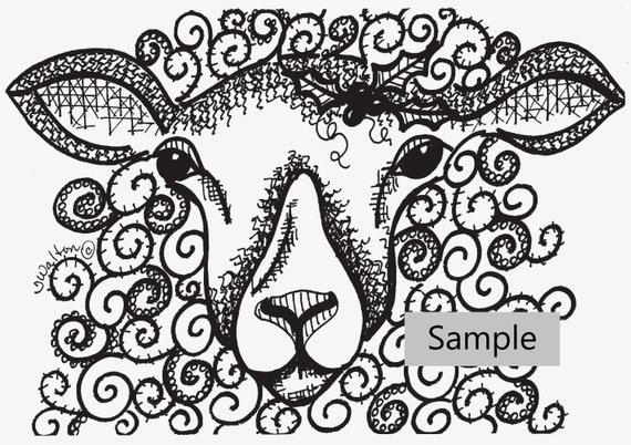 Sheep Coloring Pages