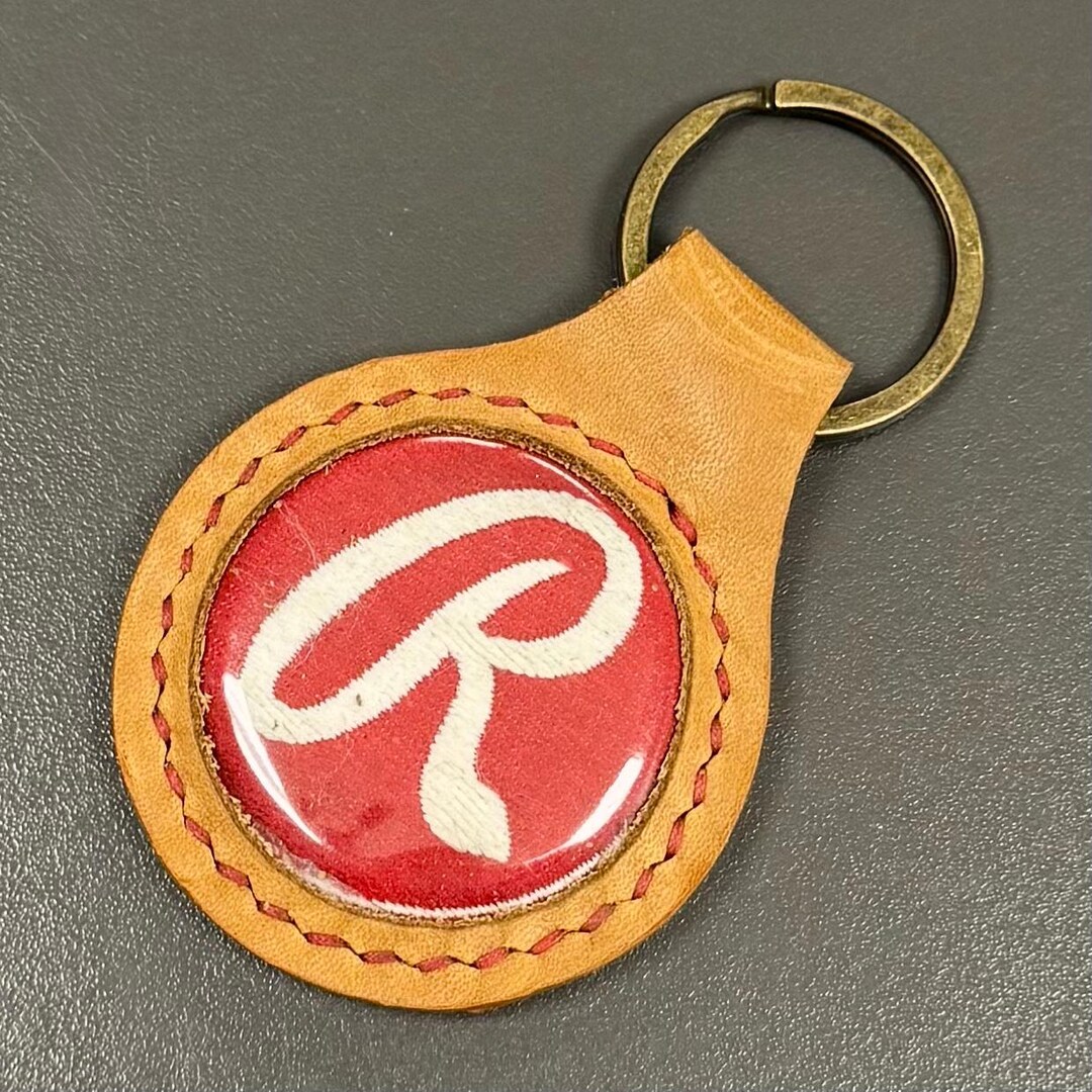 Rawlings Baseball Glove Leather Keychain - Etsy