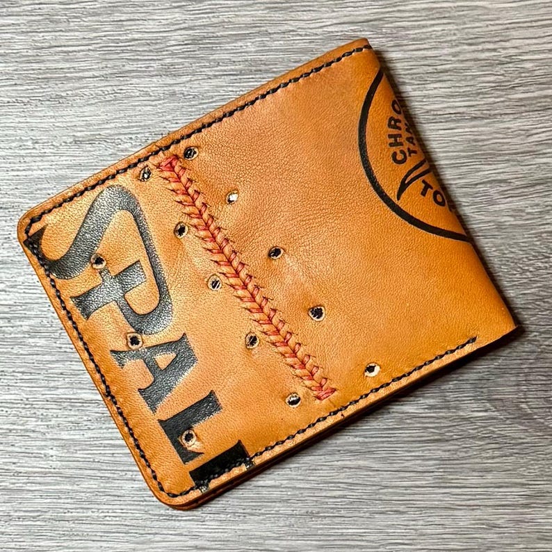 Lou Piniella "sweet Lou" Baseball Glove Leather Bifold Wallet - Etsy