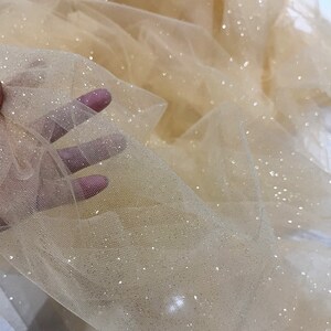 14colors Glittery Tulle Shiny Mesh Lace Fabric Gilding Fabric for DIY ...