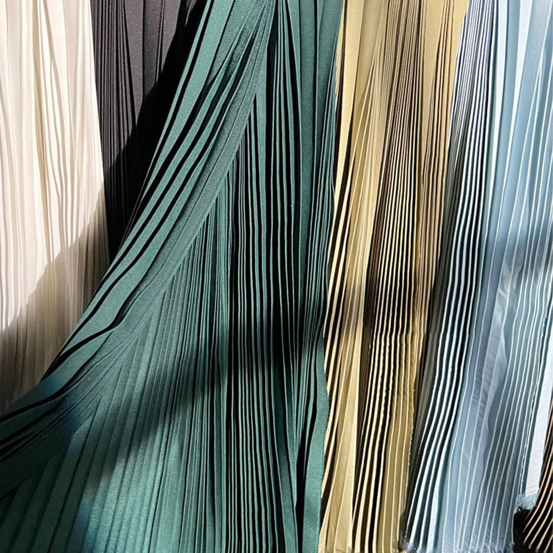 6 Colors Pleated Texture Fabric Fold Wrinkle Crumple Accordion Designer 6 Colors Pleated Texture Fabric Fold Wrinkle Crumple Accordion Designer