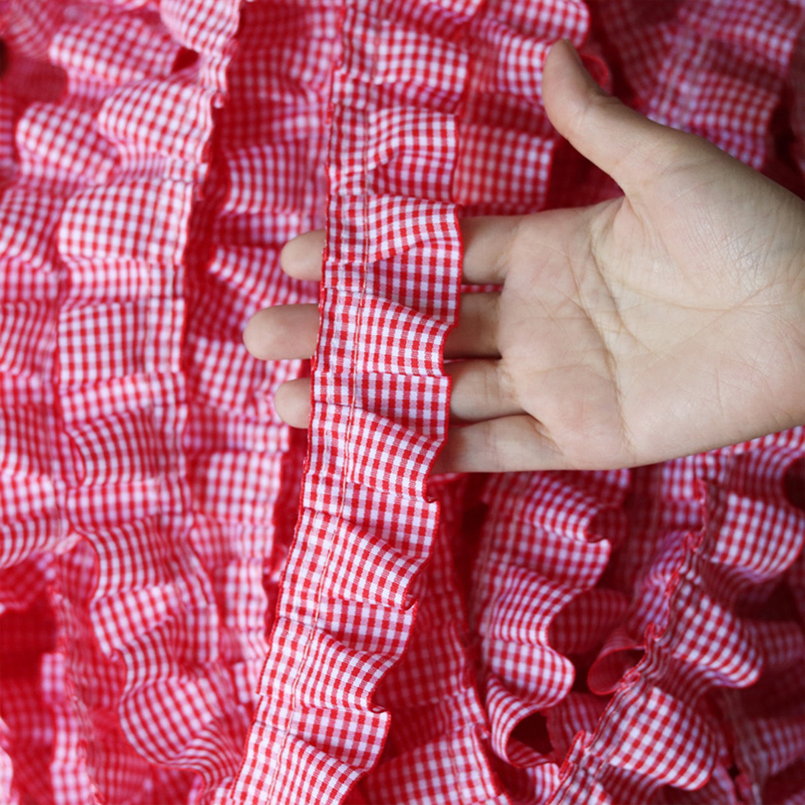 4mm Grid Ruffled Pleated Fabric Embroidery Dress Clothes Lace - Etsy