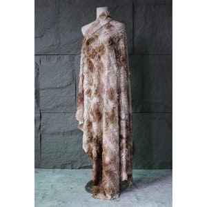 Rusty Tie-dyed Texture Fabric Vintage Grunge Stretched Fabric for ...