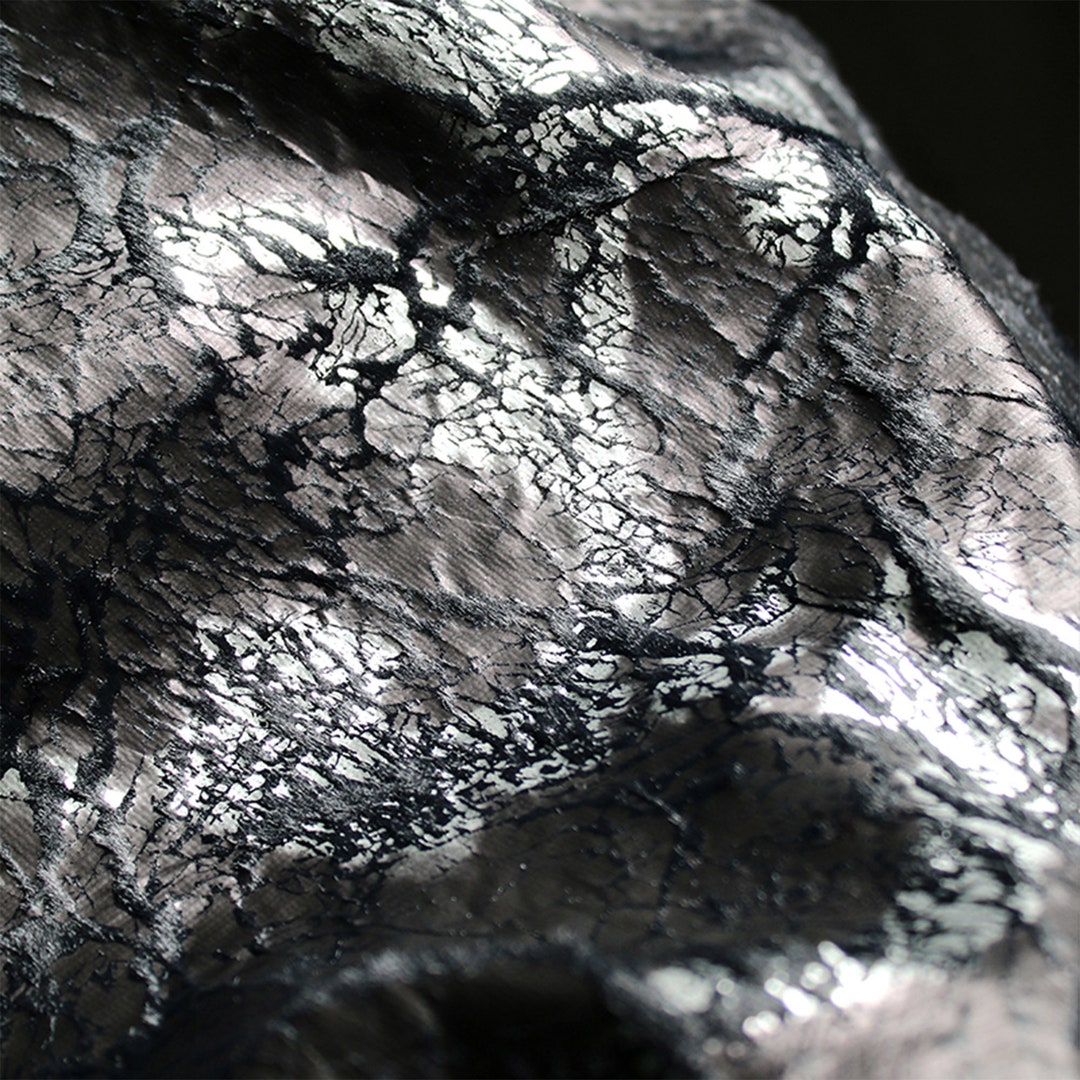 Grungy Metallic Silver Coating Artificial Fur,retro Woolen Fabric ...