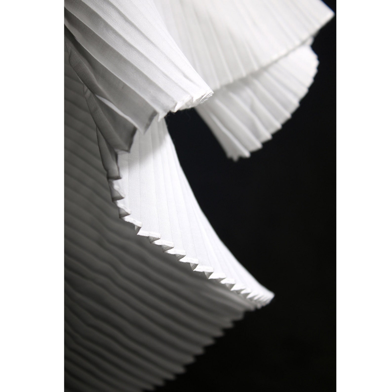 Off White Ruffle Pleated Trim Fabric Ruffled Accordion Dress Skirt ...