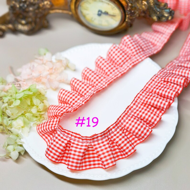 4mm Grid Ruffled Pleated Fabric Embroidery Dress Clothes Lace - Etsy