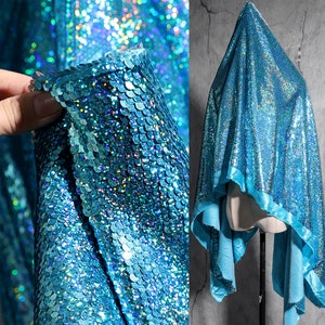 High Quality Reversible Sequin Fabric Two-tone Flip up Sequins Shiny ...