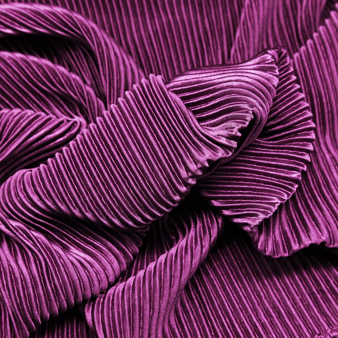 Drapey Plisse Fabric - Pleated Design - 2-way Stretch - Summer Dress ...