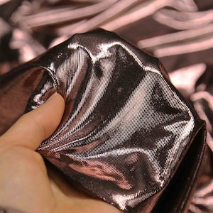 8 Solid Color Luxury Mentallic Stretched Fabric Drooping Style Soft ...