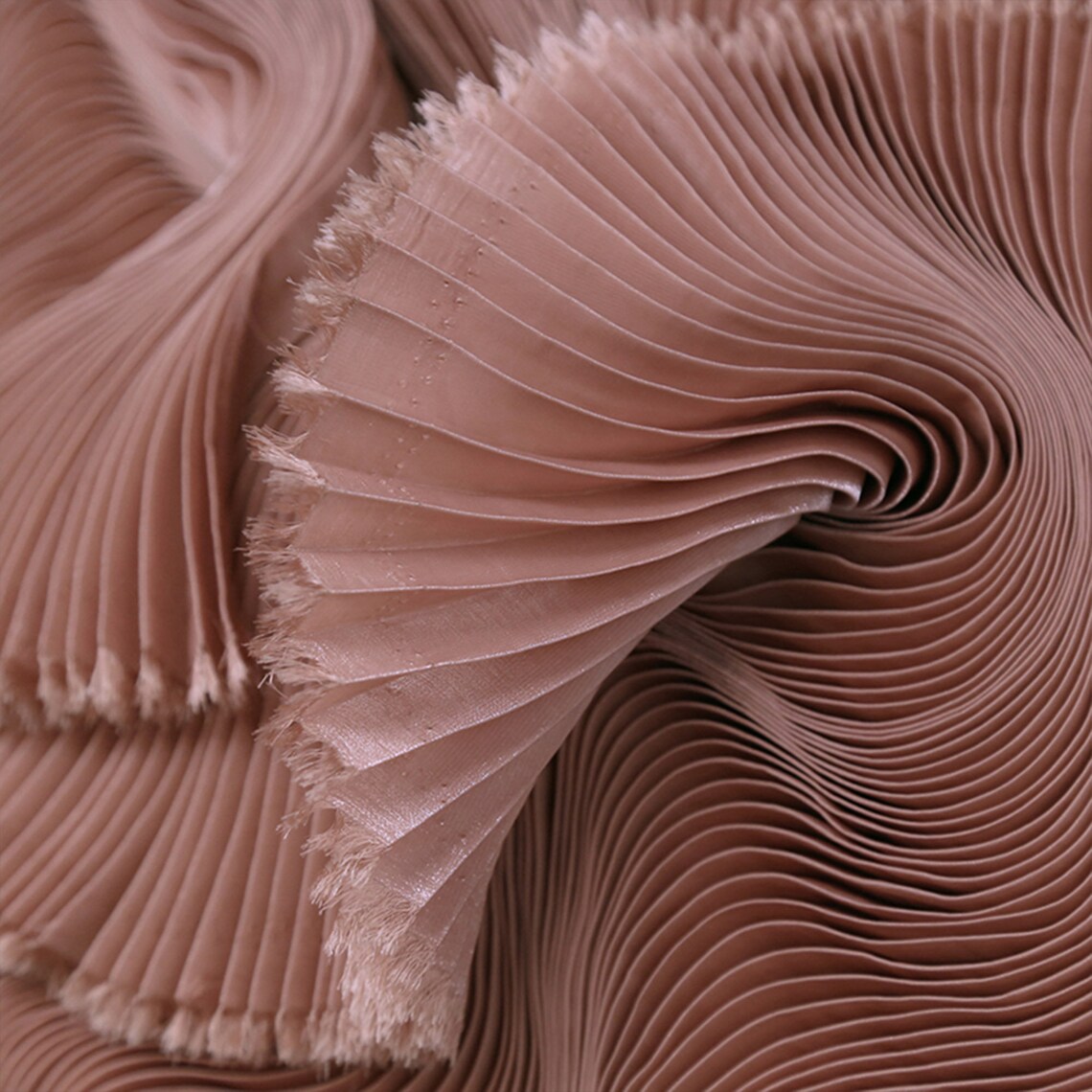 5 Colors Stripe Pleated Crystal Organza Fabric Wrinkle Crumple - Etsy