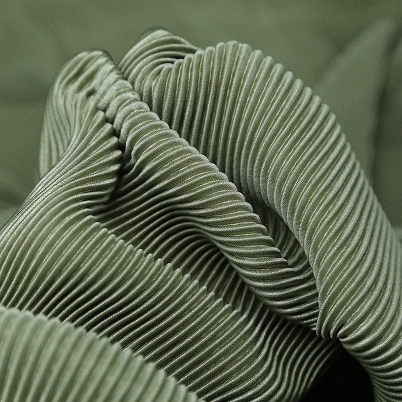 Drapey Plisse Fabric - Pleated Design - 2-way Stretch - Dusty Pink ...