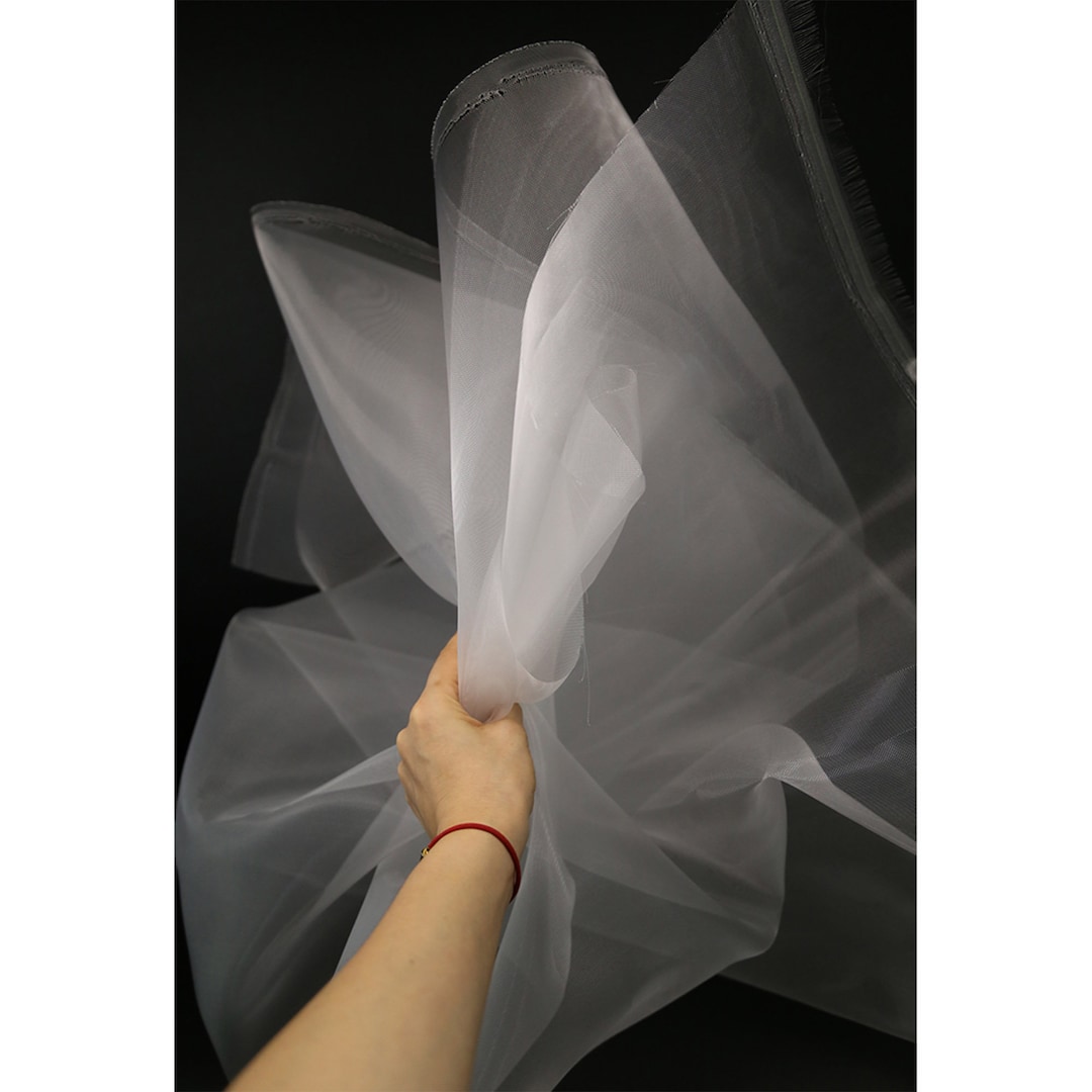 Hard Mesh Tulle Organza Fabric, Designer Fabric, Wedding, Gowns, Crafts ...