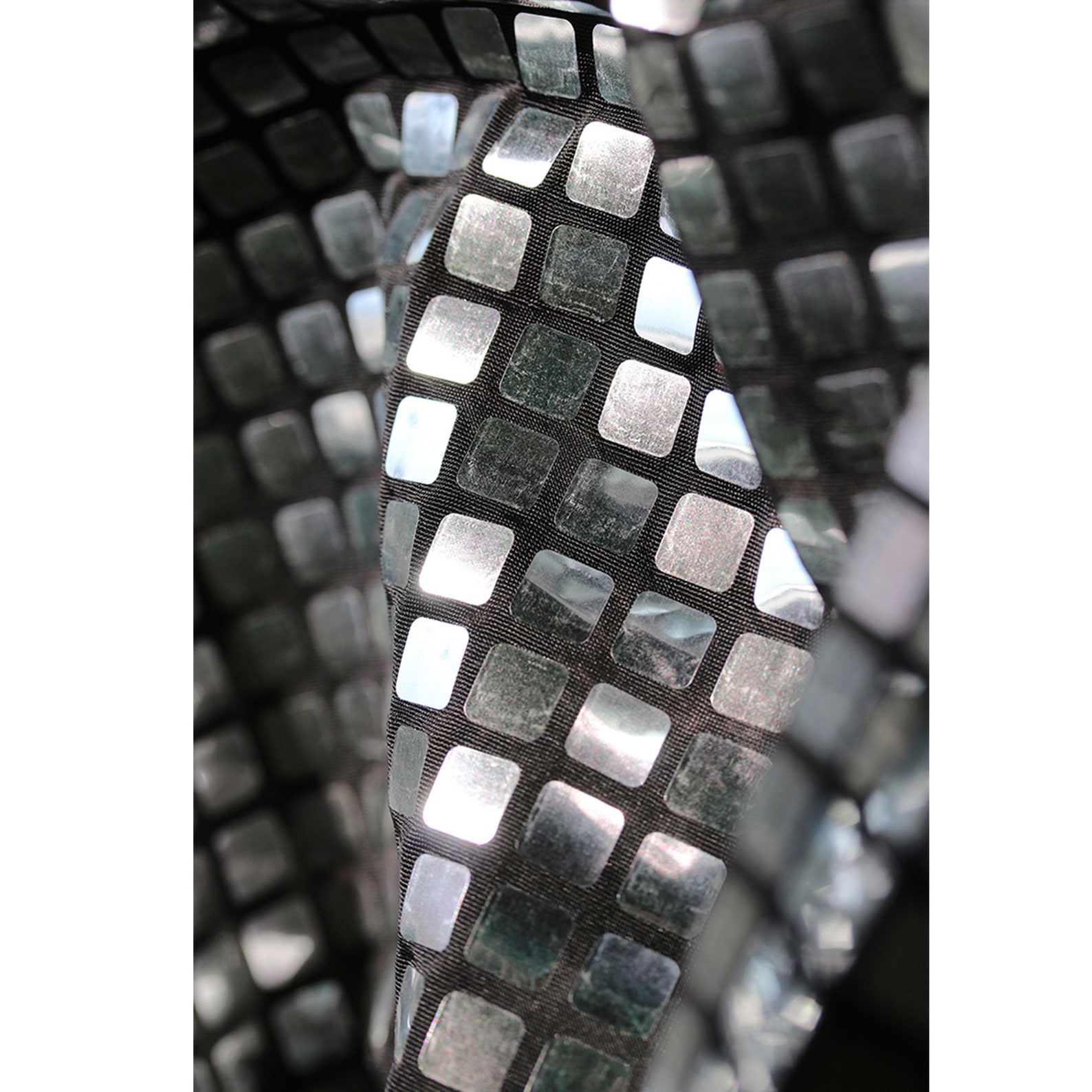 Silver Hologram 8mm Square Sparkle Sequins Fabric for Sewing - Etsy