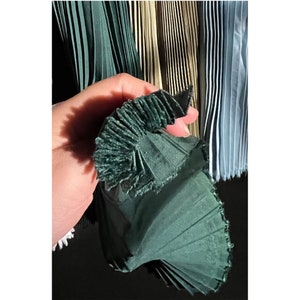 6 Colors Pleated Texture Fabric Fold Wrinkle Crumple Accordion Designer ...