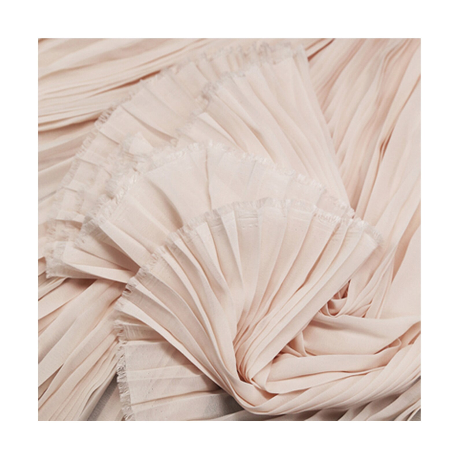 5 Colors Stripe Pleated Chiffon Fabric Wrinkle Crumple - Etsy