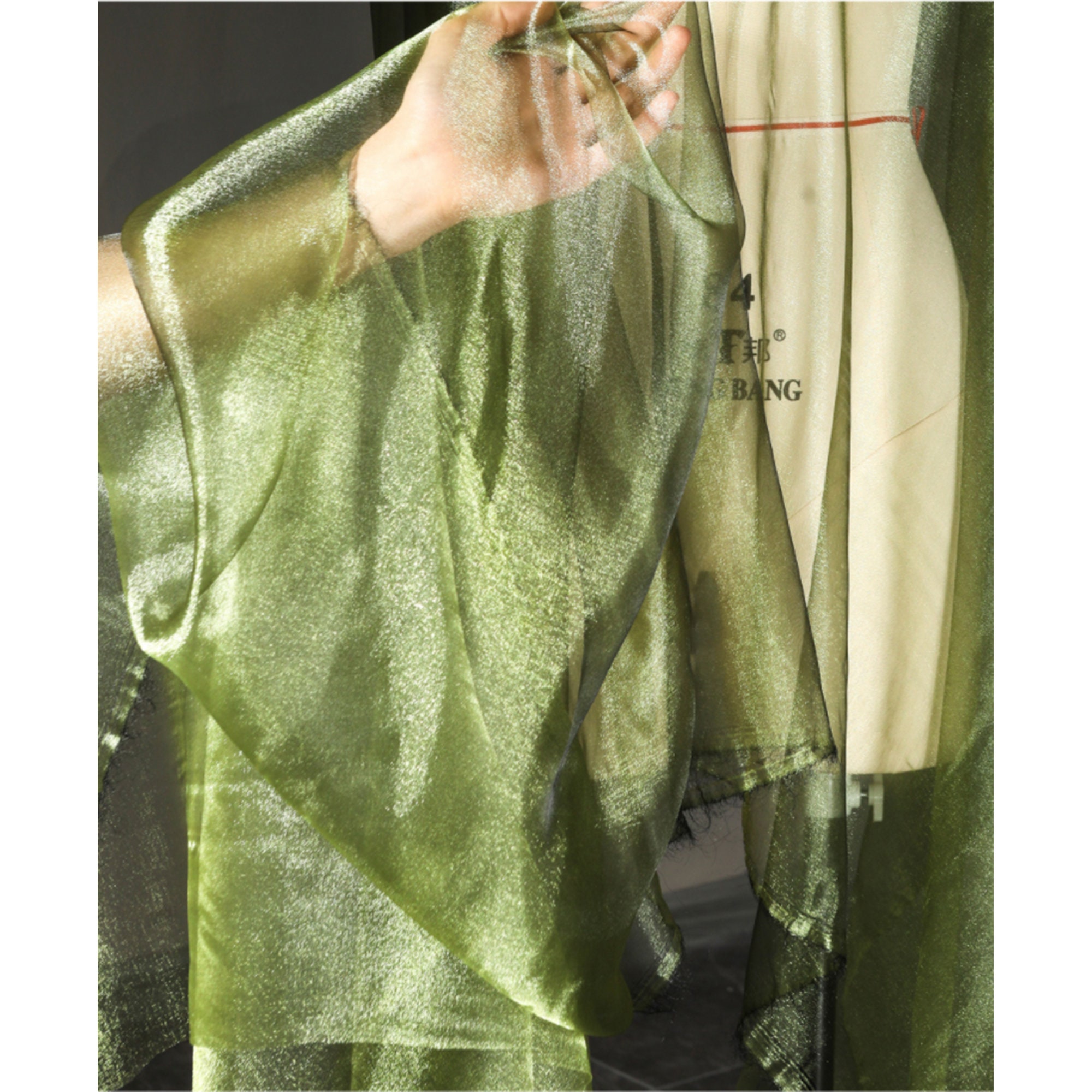 15 Colors Iridescent Holographic Gauze Fabric,reflective Magic Organza ...