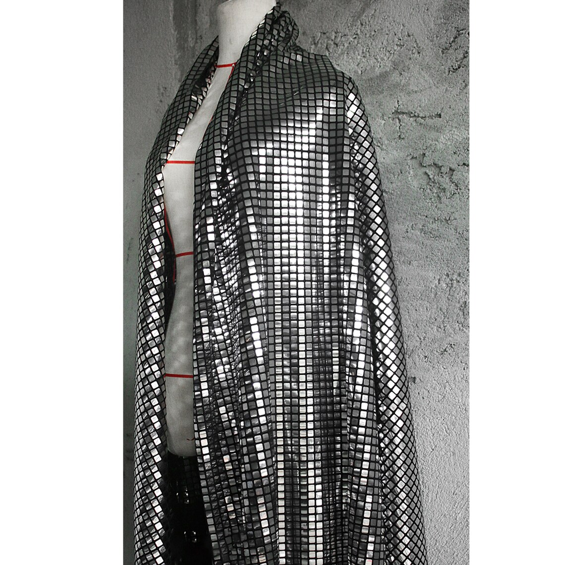 Silver Hologram 8mm Square Sparkle Sequins Fabric for Sewing - Etsy