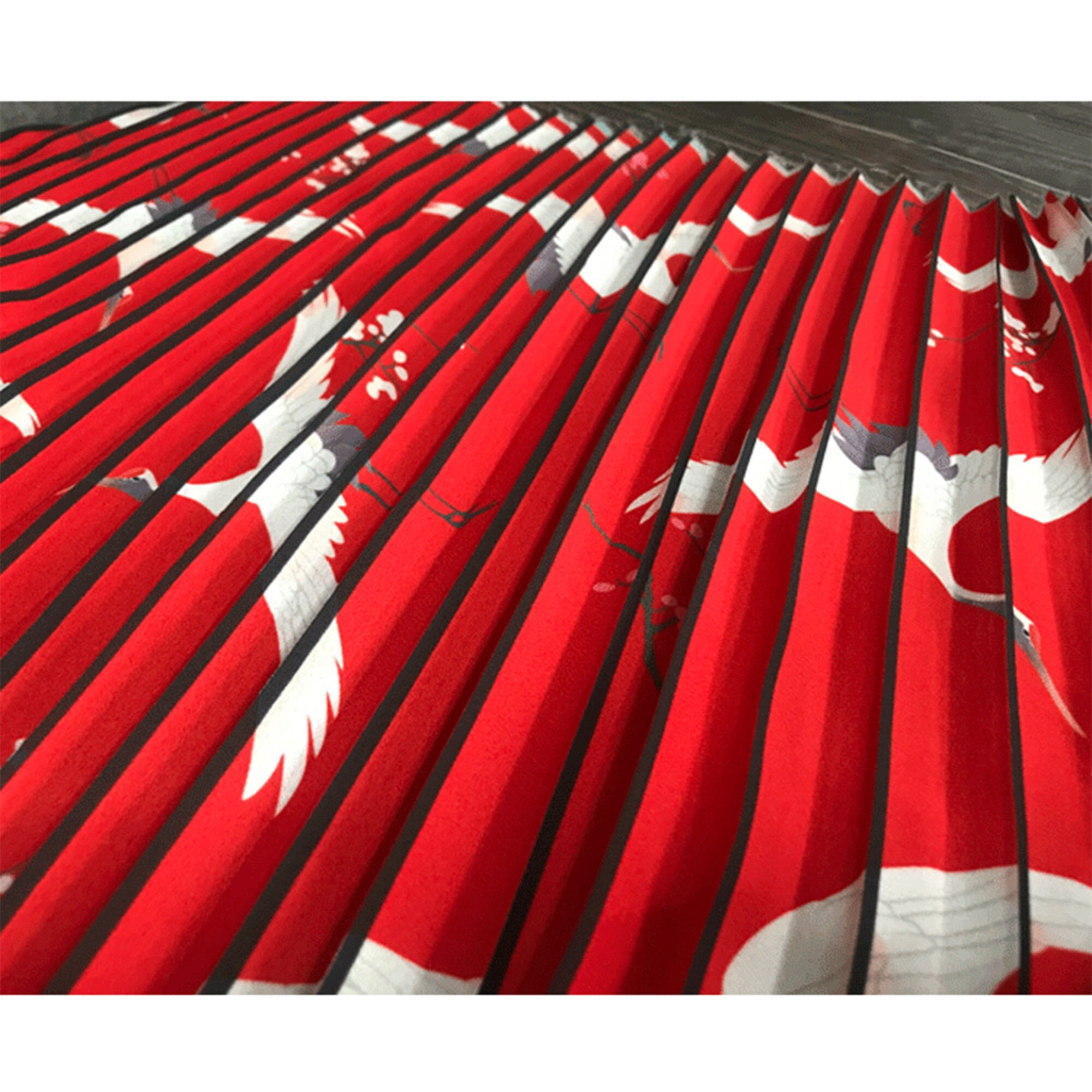 Japanese Stripe Pleated Chiffon Fabric Wrinkle Crumple - Etsy