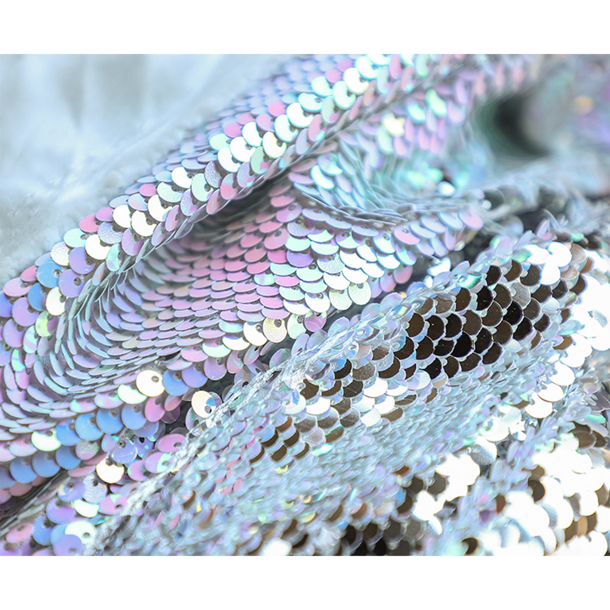 Reversible Sequin Fabric Two-tone Flip up Sequins Shiny - Etsy