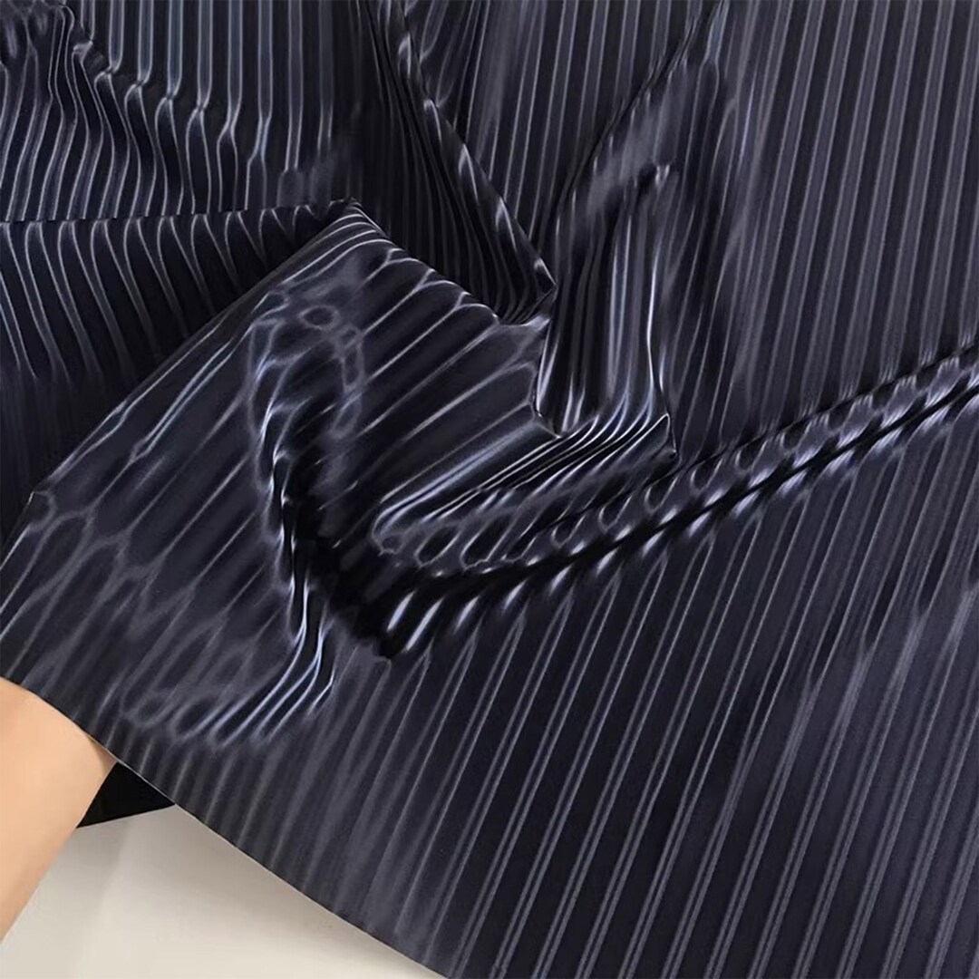 12 Colors Reflective Pillars Texture Fabric 2 Way Stretch PU Fabric for ...