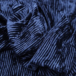 6 Colors Pleated Velvet Fabric Fold Fabric Autumn and Winter Stretch ...